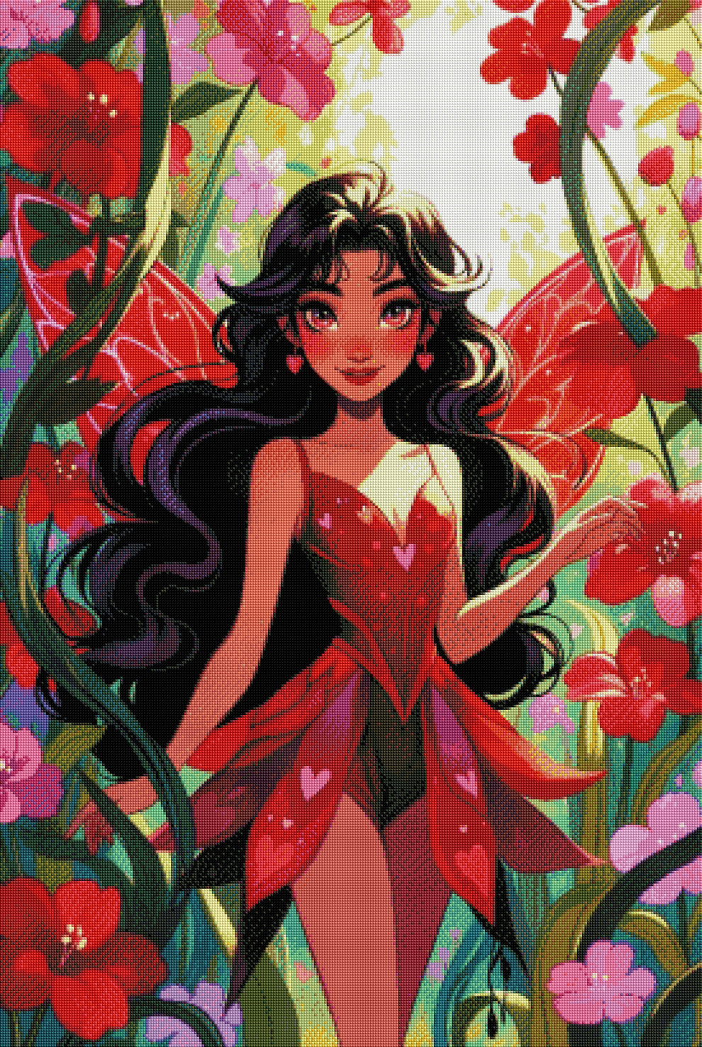 Diamond Painting - Rubis fée des émotions (70cm x 105cm) – UnBrunBarbu ...