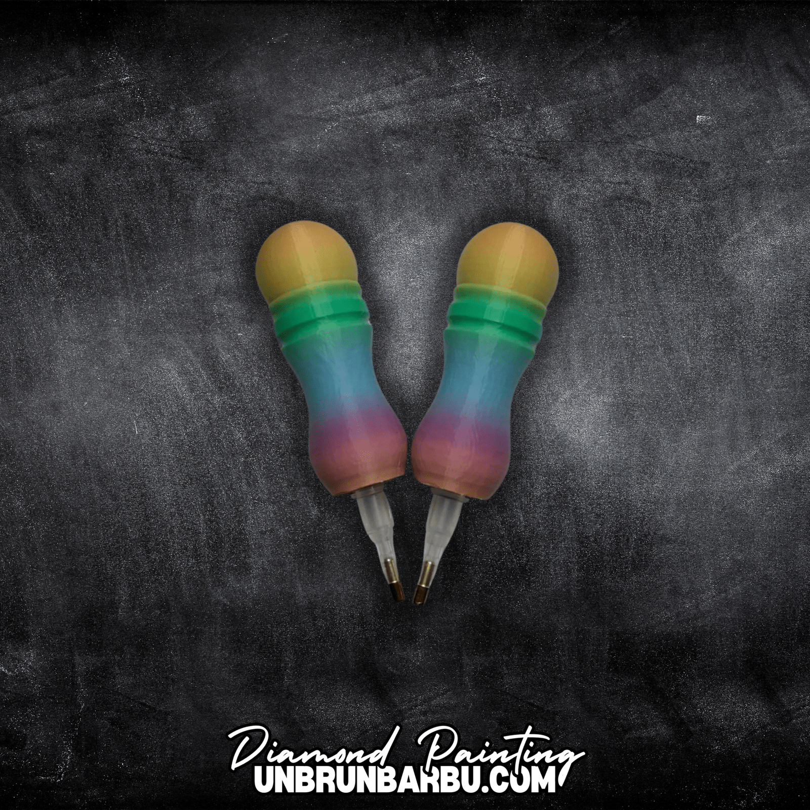 Crayon 3D : Mini Pion Rainbow Pastel. - UnBrunBarbu